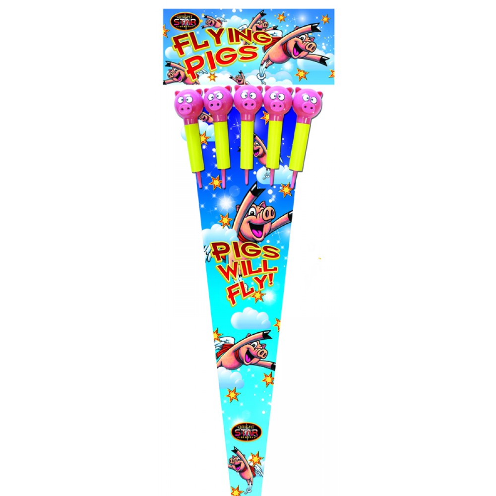 Buy Flying Pigs Rocket Pack from Bright star |Premium Fireworks for Sale